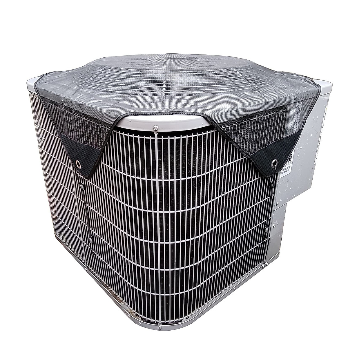 Air Conditioner Covers for Outside Units, Durable Leaf Guard Mesh Ac Cover for Outside Unit All Season Universal Condenser Heat Pump Cover for Outdoor Central AC Defender Set (36" x 36")