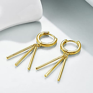 Anime Earrings Sterling Silver Anime Cosplay Roronoa Jewelry for Women (gold)