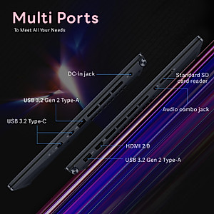 ASUS Zenbook Pro 17 Laptop, 17.3" Pantone Validated Display, AMD Ryzen 7 6800H, 8GB LPDDR5, 2TB PCIe SSD, Backlit Keyboard, WiFi 6E, Fingerprint, Win11 Pro, Tech Black, 32GB Hotface USB Card