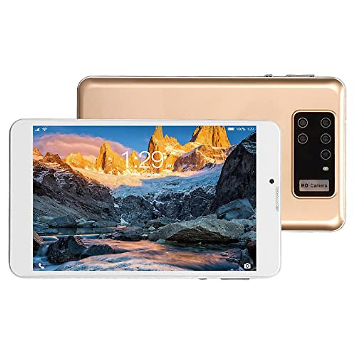 7 inch tablet for Android5.1, Dual Band Tablet for Kids with Capacitive 5 Point Touch IPS HD Screen, 1GB RAM 16GB ROM, Octa Core, Tablet with 3000mAh Battery for Music Video Game Work Study(US)