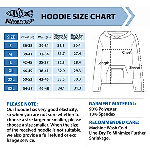 Riverruns UPF 50+ Fishing Hoodie, Sun Hooded Fishing Shirt, Sun Protection Long Sleeves Shirt for Men and Women Fishing, Kayaing