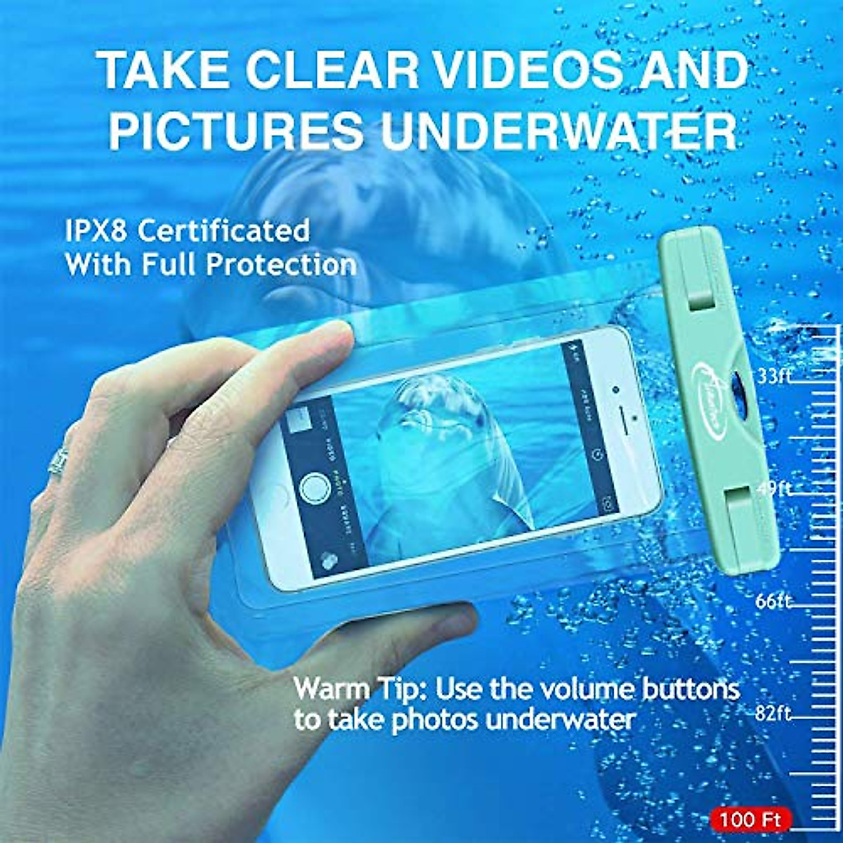 AiRunTech Waterproof Pouch | Way to Keep Your Phone and Valuables Safe and Dry | for Boating Swimming Snorkeling Kayaking Beach Pool (2 Phone Cases(Green + Black) + 2 Fanny Packs(Black + Blue)