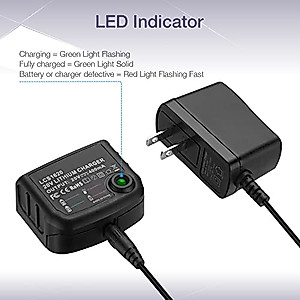 3000mAh 20V Replacement Battery with Charger for Black+Decker,Battery Replace for LBXR20 LBXR20-OPE LB20 LBX20 LBX4020 LB2X4020-OPE,Cordless Tool Battery with 16V/20V Output Battery Charger