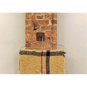 NAHANCO SBD22 22" Chrome-Plated Bedspread and Drapery Hanger (Pack of 12),Silver