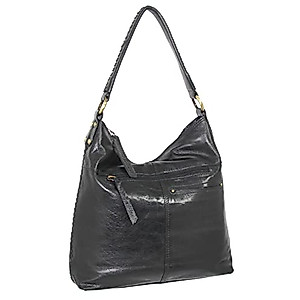 Nino Bossi Handbags Aislynn Hobo (Black)