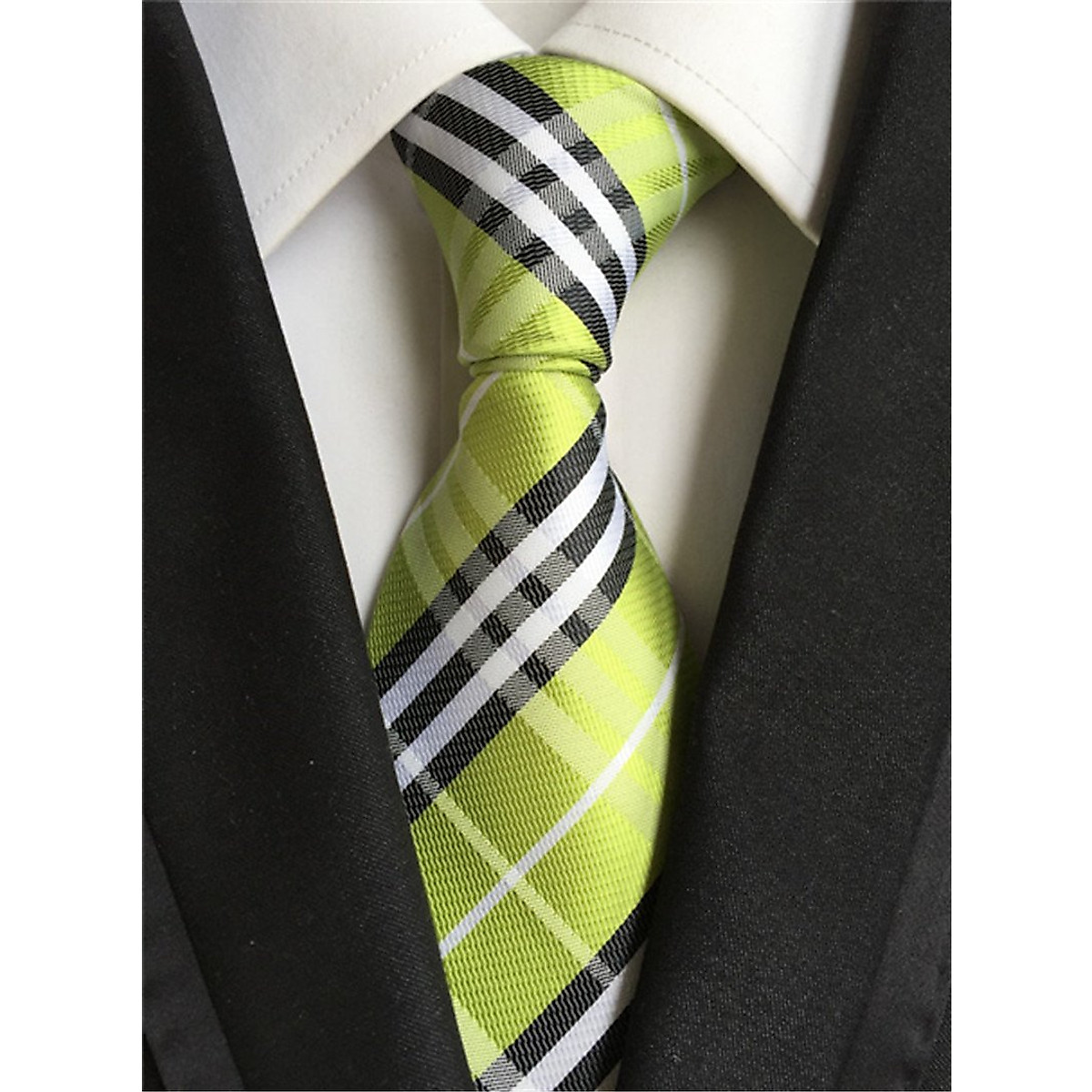 YanLen Lot 9 PCS Classic Men's Tie Necktie Woven JACQUARD Neck Ties