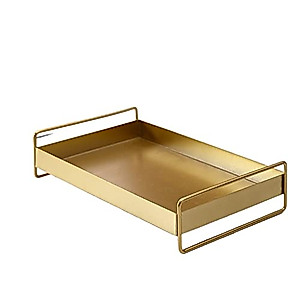 SDGH Metal Tray Iron Art Storage Desktop Living Room Coffee Table Decoration Baking Paint Process Bathroom Tray