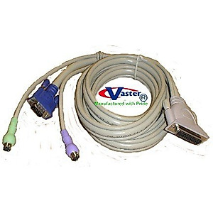SuperEcable - 15088 6 Ft CYBEX AUTO View 400 KVM Cable Set.