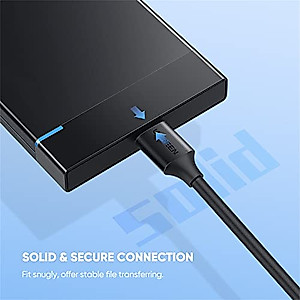 UGREEN USB C to USB 3.0 Micro B Cable, Fast Charging and Sync Data Transfer Cord, Compatible with Samsung Galaxy S5 Note 3 Seagate WD Toshiba External Hard Drive Camera, 3FT