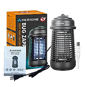 Amerione Bug Zapper for Indoor and Outdoor, 20W Electric Mosquito Zapper, Waterproof Insect Killer, 4200V Fly Trap for Home, Bedroom, Backyard, Camping, Patio and More