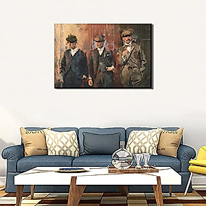 Peaky Blinders Poster Tommy Shelby Bedroom Canvas Art Print Art Wall Decor And Home Decor 16x24inchs(40x60cm)