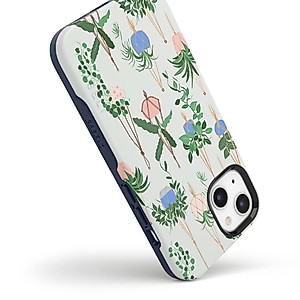 Casely iPhone 13 Floral Case | Compatible with MagSafe | Hanging Around | Potted Plants Case