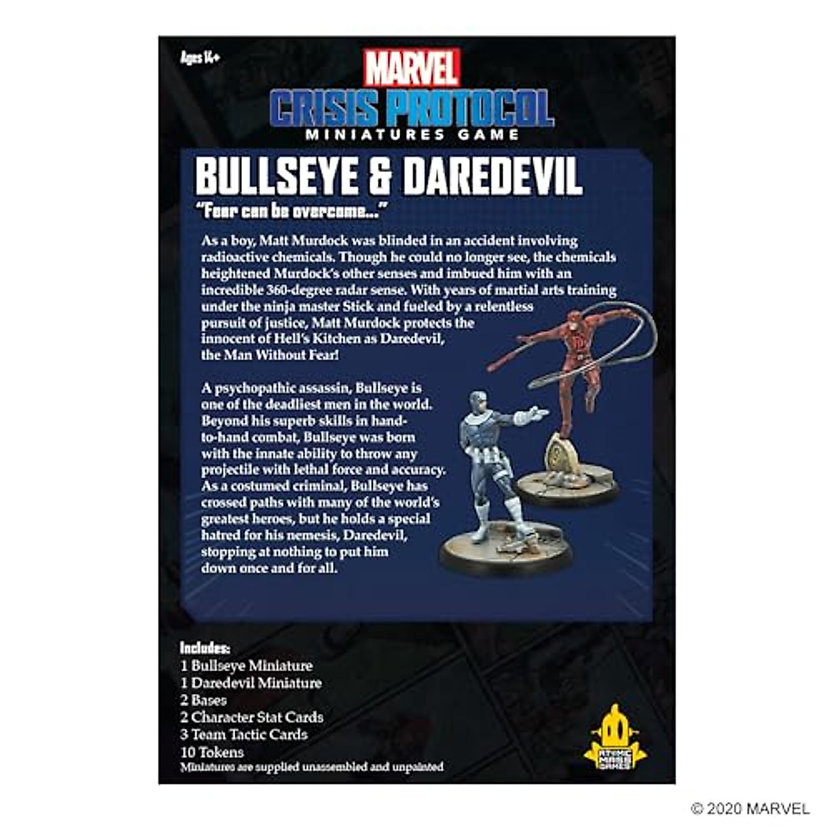 Atomic Mass Games Marvel Crisis Protocol: Bullseye and Daredevil Pack (FFGMSG30)