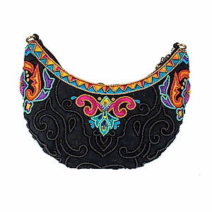 Mary Frances Womens Mary Frances Majorca Crossbody handbag, Multi, One Size US