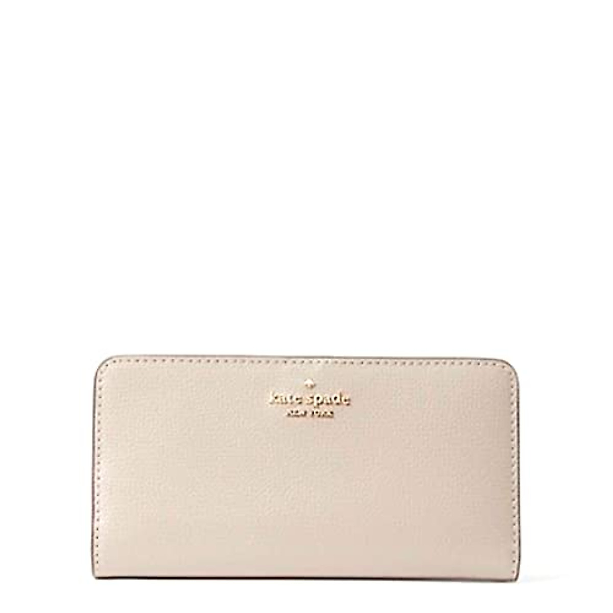 Kate Spade New York Darcy Large Slim Bifold Leather Wallet In Warm Taupe