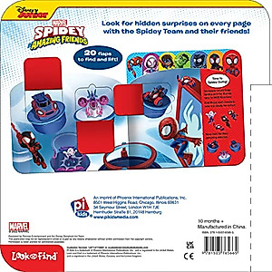 Marvel Spidey and his Amazing Friends - Lift-a-Flap Spidey Search! Look and Find Activity Book - PI Kids