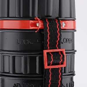 SILIMADE Drawing Tube Blueprint Case Telescoping Art Tube Middle Plastic Black Storage Tube Expands from 20 to 35 Inches Waterproof Poster Tube with Strap