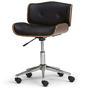 JTSQ Swivel Office Chair in Black Gaming Chair Office Chair Gaming Desk Computer Chair High Chair Office Desk Chairs Office Chairs Office Office Furniture Swivel Chair Computer Chairs