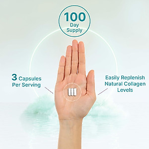 Multi-Collagen 1000mg Bamboo Silica 50mg Hyaluronic Acid 50mg Saw Palmetto 100mg Hydrolyzed Keratin 100mg & Vitamin C & E with Biotin 5000mcg - 11 in 1 Formula for Hair, Skin, Nail & Joint Health