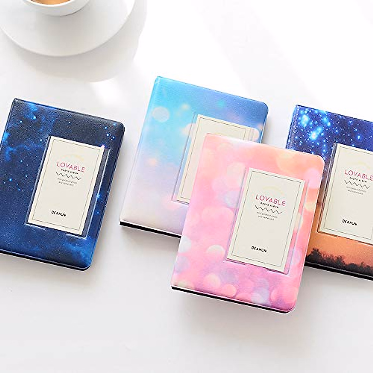 Fancyme 64 Pockets 3 Inch Starry Sky Polaroid Photo Book Album for Fujifilm Instax Mini Films Album Instax Mini 9 8 7s 90 70 25 Name Card Holder