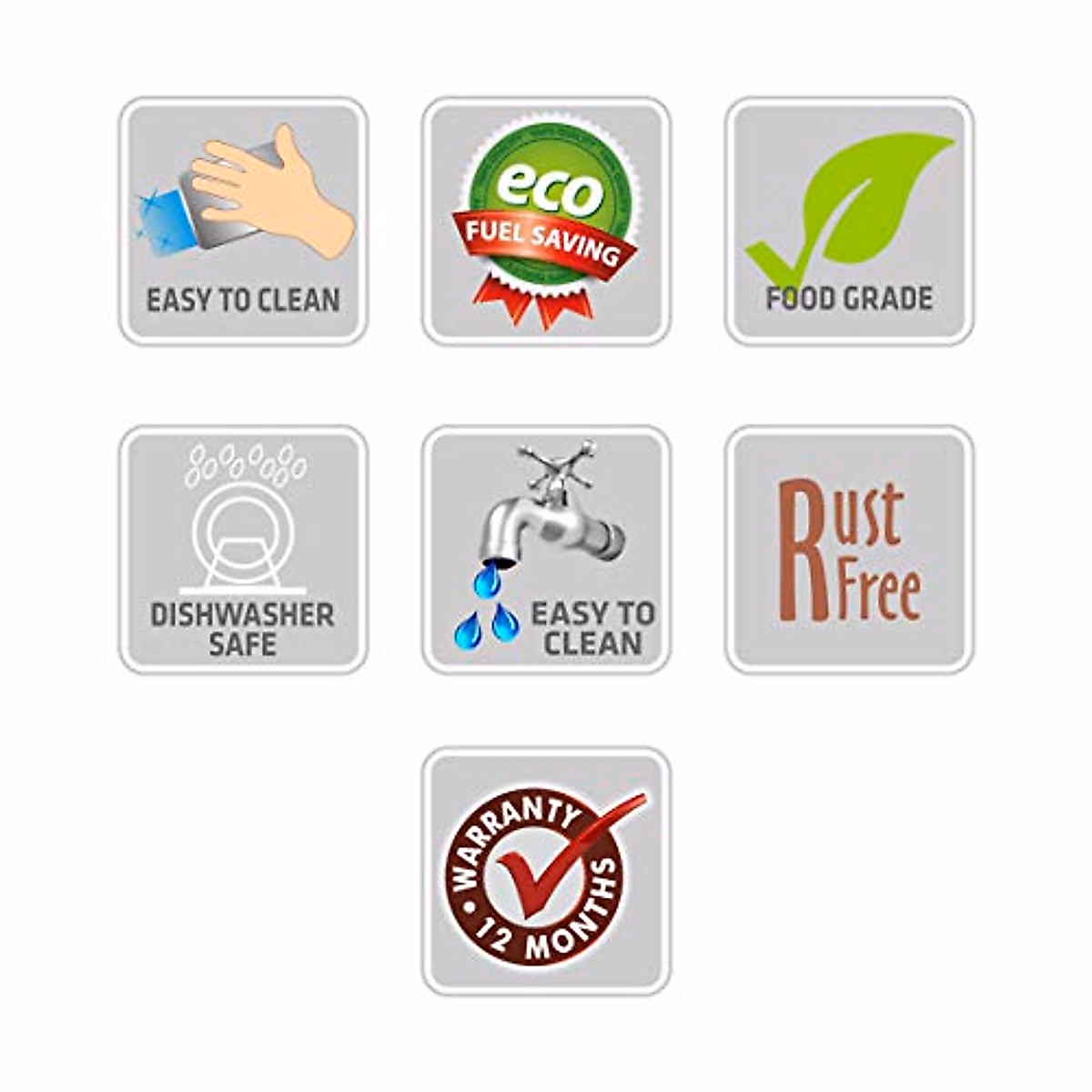 Sumeet Stainless Steel Chocolate Flat Slim N Sleek Canisters/Puri Dabba/Storage Containers Set of 3Pcs Big Set (No.10-700ML, No.11-900ML, No.12-1200ML)