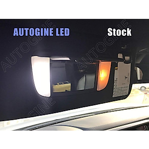 AUTOGINE Super Bright 6000K White LED Interior Light Kit Package for 2016 2017 2018 2019 2020 2021 2022 Toyota Tacoma + Install Tool