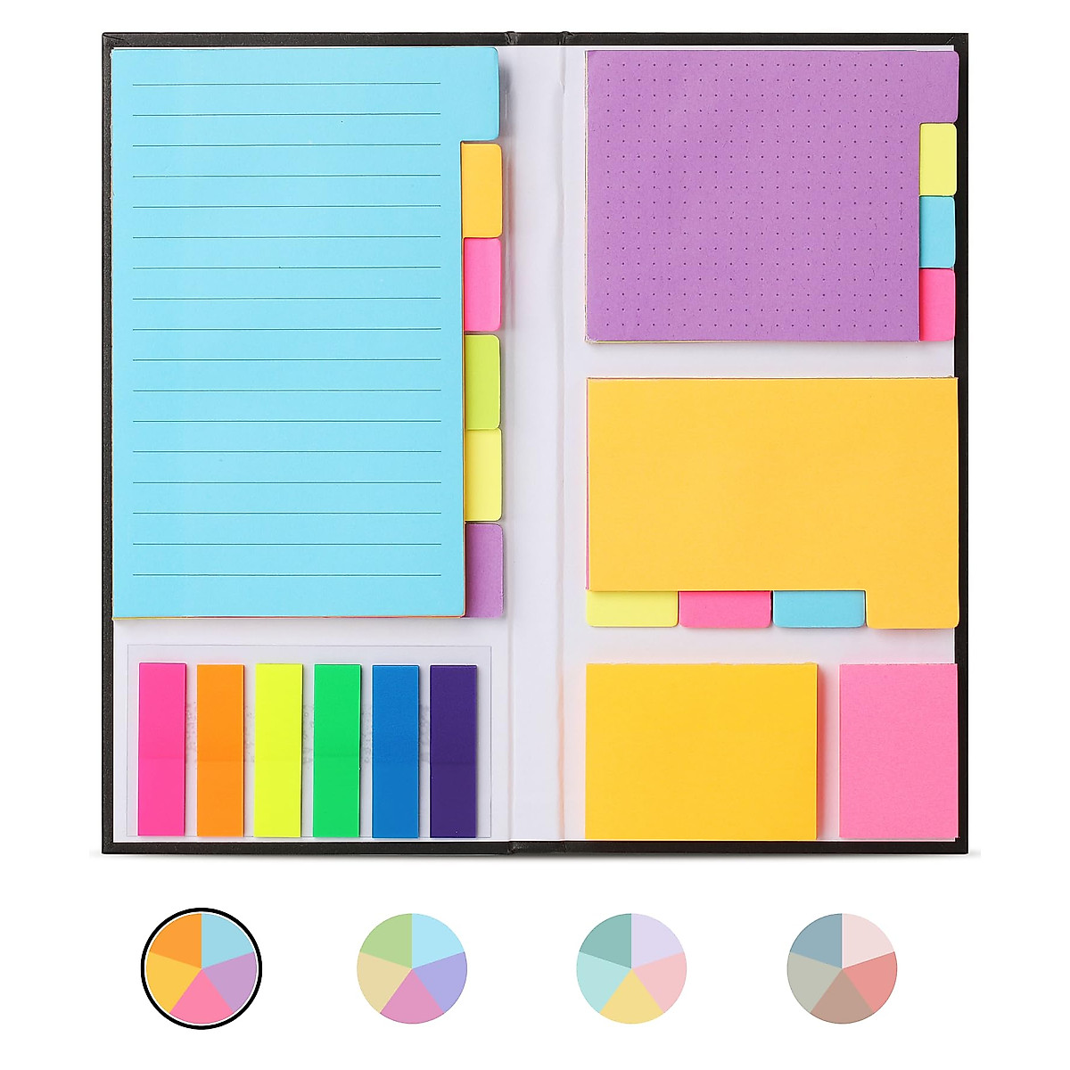 Mr. Pen- Sticky Notes Set, Sticky Notes Tabs, 410 Pack, Divider Sticky Notes, School Supplies, Office Supplies, Planner Sticky Notes, Sticky Note Dividers Tabs, Book Notes, Bible Sticky Notes