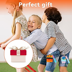 JoySolar Coin Purse Change Coins Fidget for Girls Kids Teen Women Pouches Mini Bubble Small Purses Monedero Fidgets Zipper Pouch Simple Dimple Lanyard Silicone Cute Kawaii Funny Fun (Color Bear)