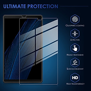 【2-PACK】DETUOSI Screen Protector for Samsung Galaxy Tab A7 Lite 8.7" 2021 (SM-T220/T227U/T225),Ultra-Clear/Case Friendly/Touch Sensitive/Bubble Free/Anti-Scratch Mica Galaxy Tab A7 Lite Tempered Glass