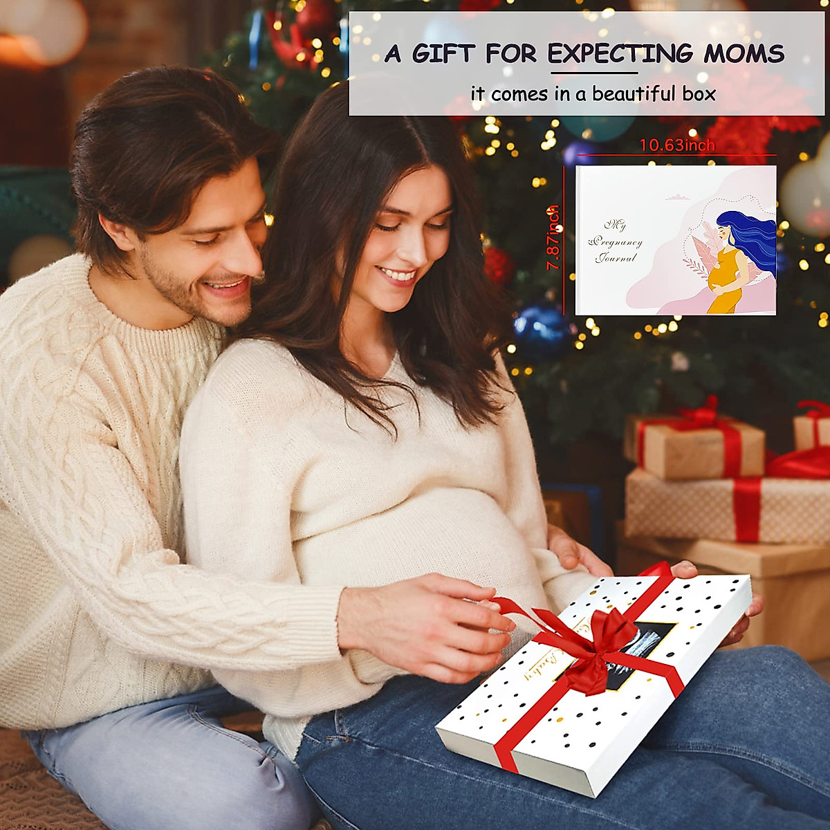 Pregnancy Journals for First Time Moms, My Pregnancy Journal Memory Book, 245 Pages Pregnancy Scrapbook, Baby Journal Pregnancy and First Year Photo Album, Pregnancy Keepsake Planner Book Diary Gifts