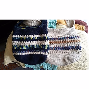 Yarn Amore Cotton by Borgo de Pazzi, Recycled Yarn, Softy Yarn, Cotton Yarn, Summer Yarn, Bag's Yarn (68 Deep Blue)