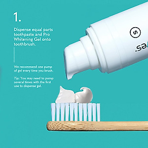 Smileactives Teeth Whitening Kit, Complete at Home Teeth Whitening Treatment, Travel Size Tooth Whitening, Stain Remover for White Teeth, Contains Clinical-Grade Hydrogen Peroxide, 30 Day Kit