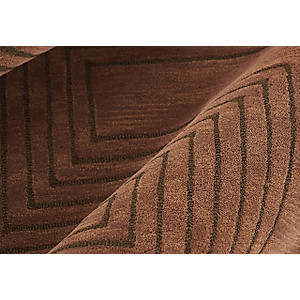 Momeni Simba Wool Hand Tufted Contemporary Indoor Area Rug, Copper, 2' X 3', SIMBASIM-3COP2030