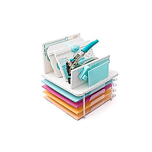 We R Memory Keepers Punchboard and Punch Storage Tray, Off White