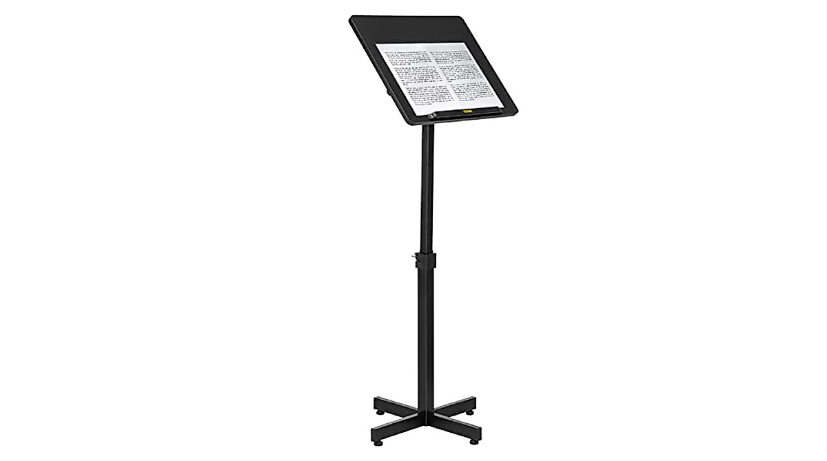 VEVOR Portable Lectern Stand for Presentations & Teaching | Adjustable ...