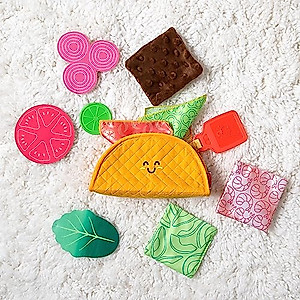 Melissa & Doug Multi-Sensory Soft Taco Fill & Spill Infant Toys For Babies, Baby Toys For Ages 6 Months And Older