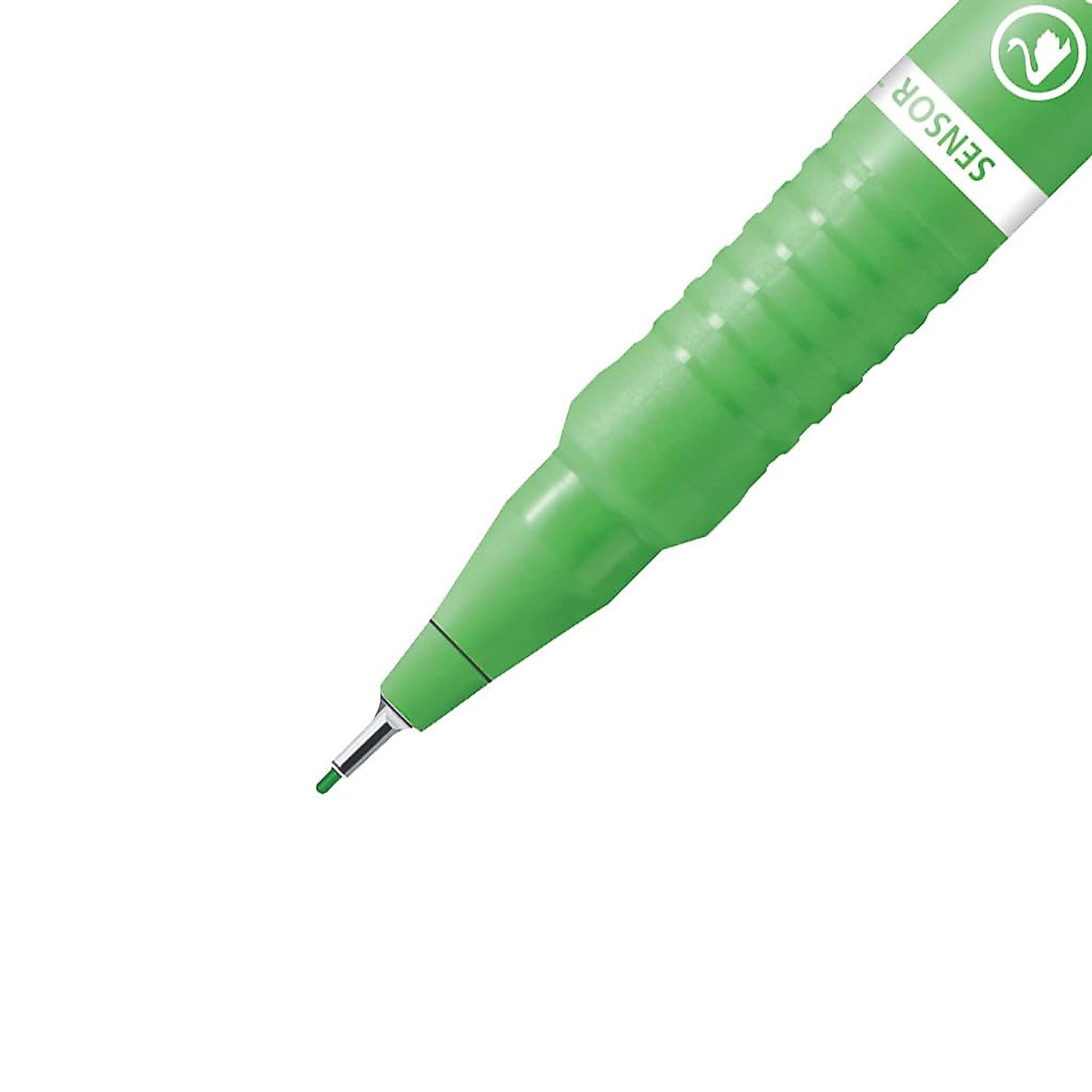 STABILO Fineliner with Cushioned F-Tip - Sensor F - Pack of 10 - Light Green
