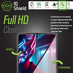 IQShield Screen Protector Compatible with Google Pixel 7 (2-Pack) Anti-Bubble Clear TPU Film