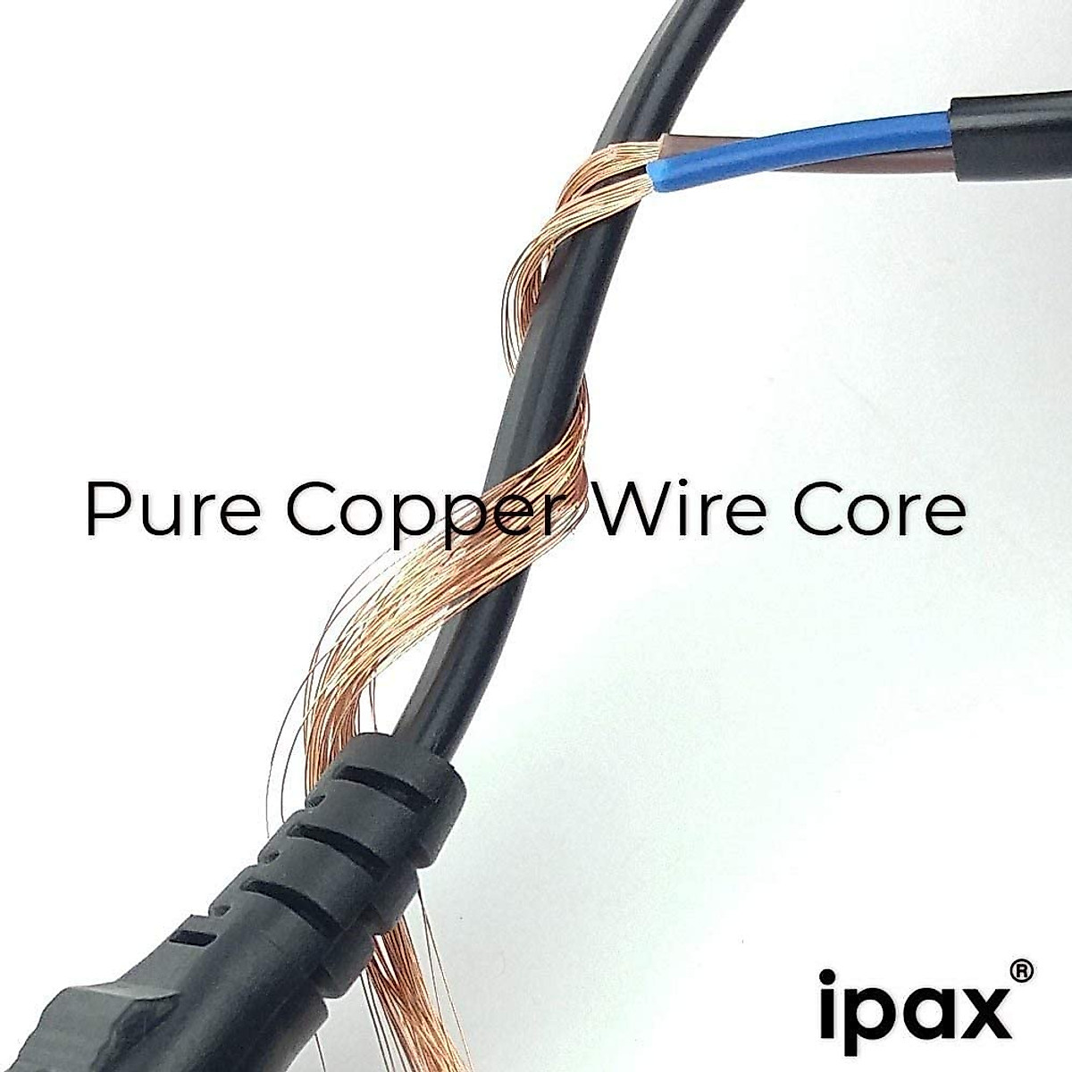 Ipax 10 Ft Long Two Prong AC Power Adapter Cord Cable Compatible with PS5 PS4 PS3 Slim LG TCL Samsung UN32EH5300 UN40EH5300 UN46EH5300 UN50EH5300 UN28H4000 UN40J5200 UN43J5200 UN48J5200 UN50J5200 TV