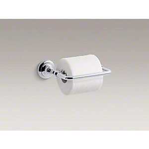 KOHLER K-72573-CP Artifacts Pivoting toilet tissue holder, Polished Chrome