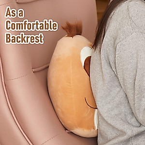 CozyWorld 12" Sloth Stuffed Animal Plush Pillow, Soft Sloth Plush Toys with Tea, Collect Sloth Gift for Adult, Kids, Boys, Girls