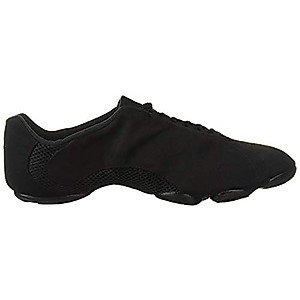 Bloch Women's Amalgam Canvas Sneaker Dance Shoe, Black, 13.5 Medium US