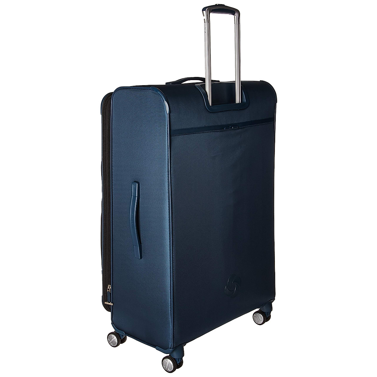Samsonite Solyte DLX Softside Expandable Luggage with Spinner Wheels, Mediterranean Blue, Checked-Large 29-Inch
