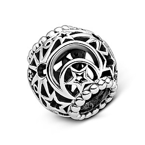 Pandora Openwork Sun, Stars & Moon Charm, No Gift Box