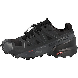 Salomon Speedcross 5 Gore-tex Trail Running Shoes for Women, Black/Black/Phantom, 9