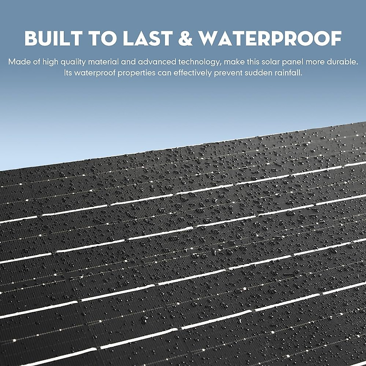 Portable Solar Panels with Multi Connector Solar Charger 250W with Kickstands for Camping RV Fast Charge Power Station