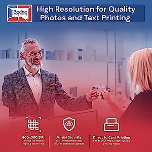 Bodno Magicard 600 Dual Sided ID Card Printer & Complete Supplies Package ID Software - Bronze Edition