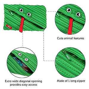 ZIPIT Animals Big Pencil Case, Frog