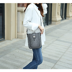 MKF Collection Crossbody Bag for Women Vegan Leather Shoulder Bag Handbag Purse By Mia K