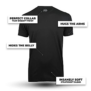 Fresh Clean Threads Variety Crew Neck Pack T-Shirts for Men - Soft and Fit Mens T-Shirt - Cotton Poly Blend - Pre Shrunk - 3XL